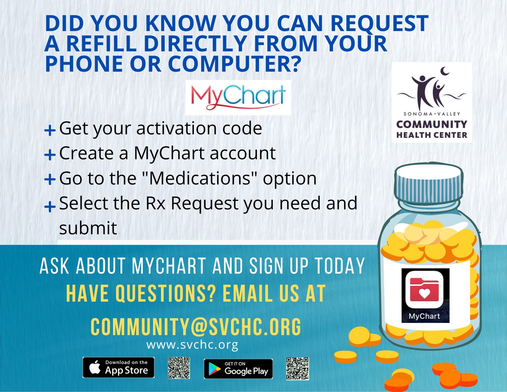 My Chart - Sonoma Valley Community Health Center